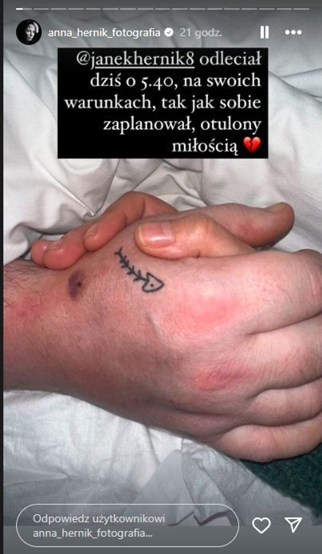 "Odszedł na swoich warunkach". Nie żyje Jan Hernik | Goniec