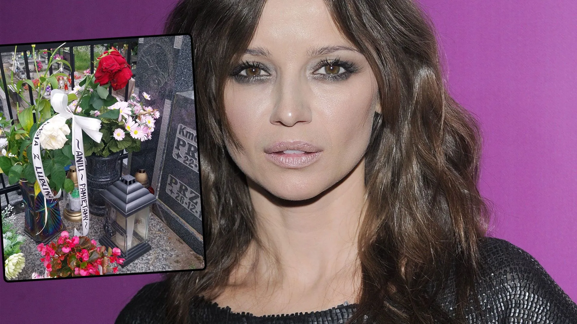 Grób Anny Przybylskiej po 10 latach od śmierci. Fani zostawili coś ...