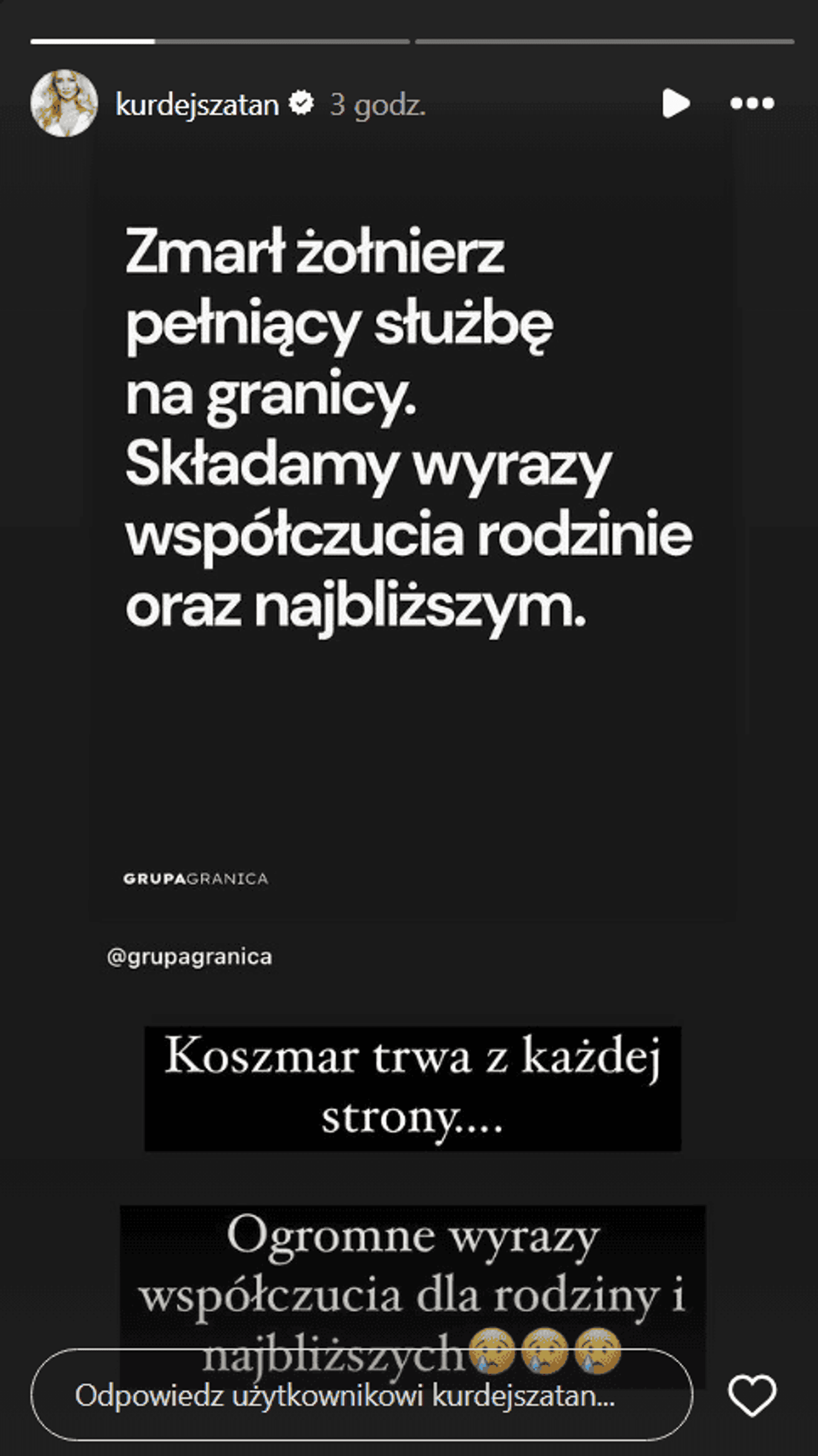 Nie żyje żołnierz ranny na Białoruskiej granicy. Korwin-Piotrowska jest ...
