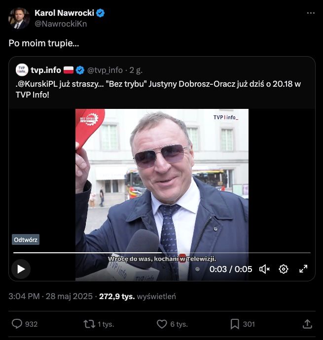 "Po moim trupie...". Nieoczekiwana deklaracja Karola Nawrockiego | Goniec